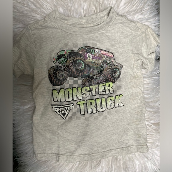 Monster Jam | Shirts & Tops | Neutral Monster Jam Monster Truck Tshirt ...